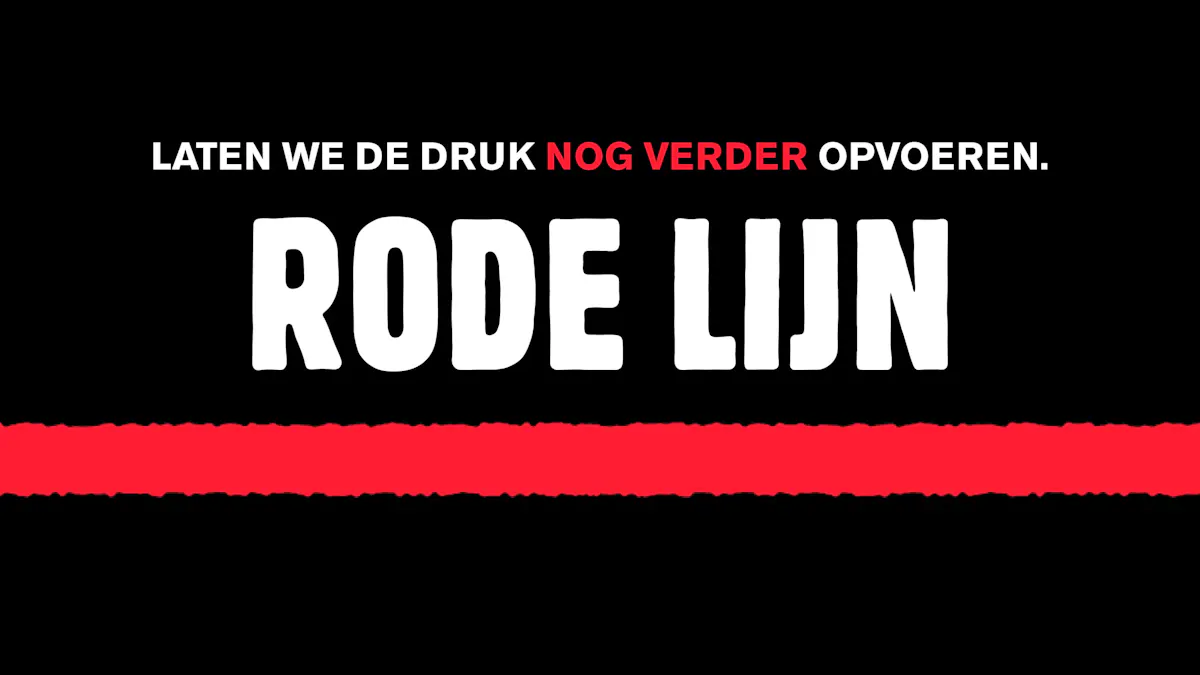 Op 5 oktober trekken we opnieuw de Rode Lijn